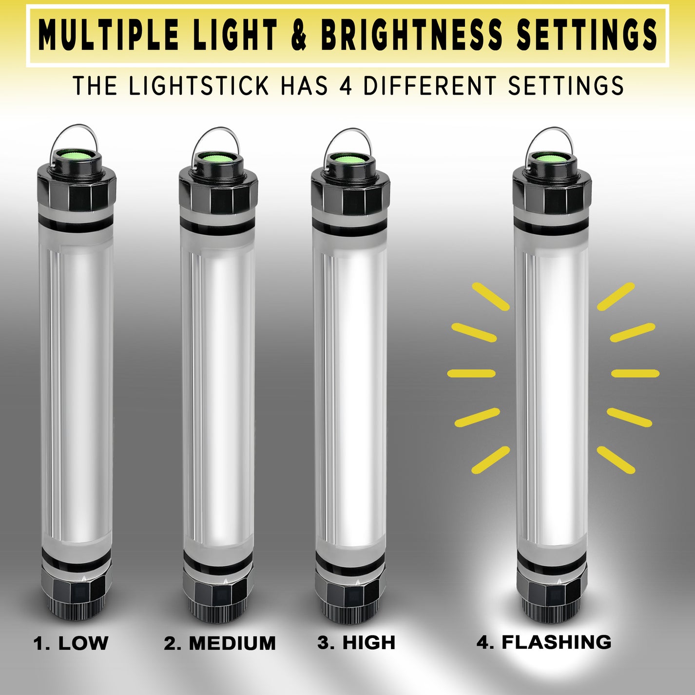SunJack Rechargeable Waterproof LightStick Camplight™ with Power Bank
